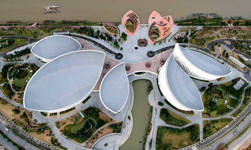 Bird-eye view of Strait Culture and Art Center in Fuzhou - Global Times