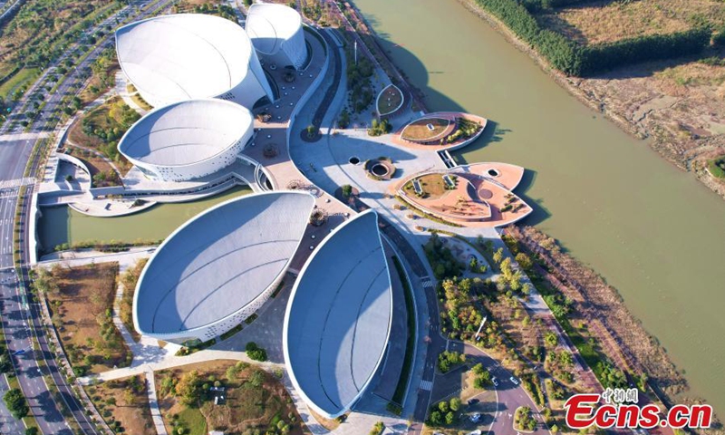 Bird-eye view of Strait Culture and Art Center in Fuzhou - Global Times