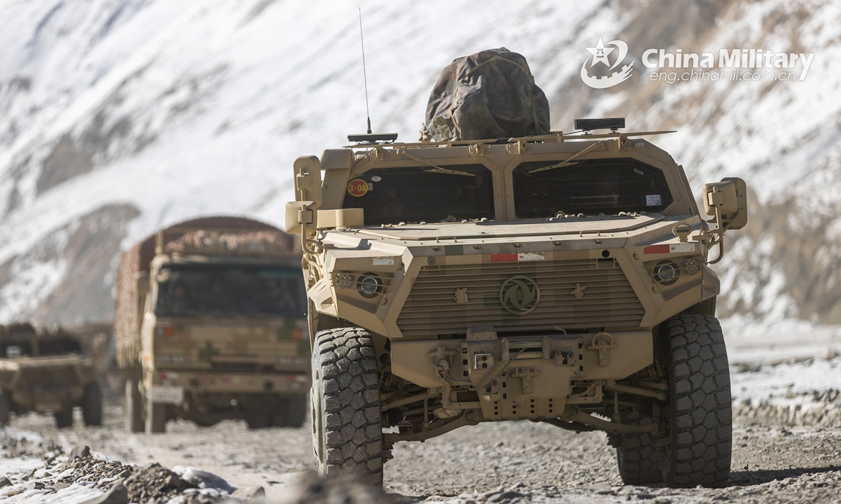 Tactical armored vehicles gallop down tricky roads - Global Times