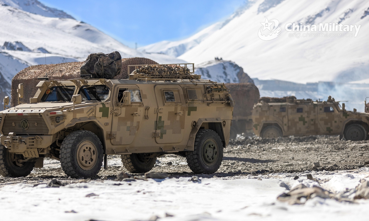 Tactical armored vehicles gallop down tricky roads - Global Times
