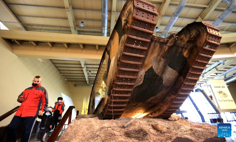 People visit Royal Tank Museum in Jordan - Global Times