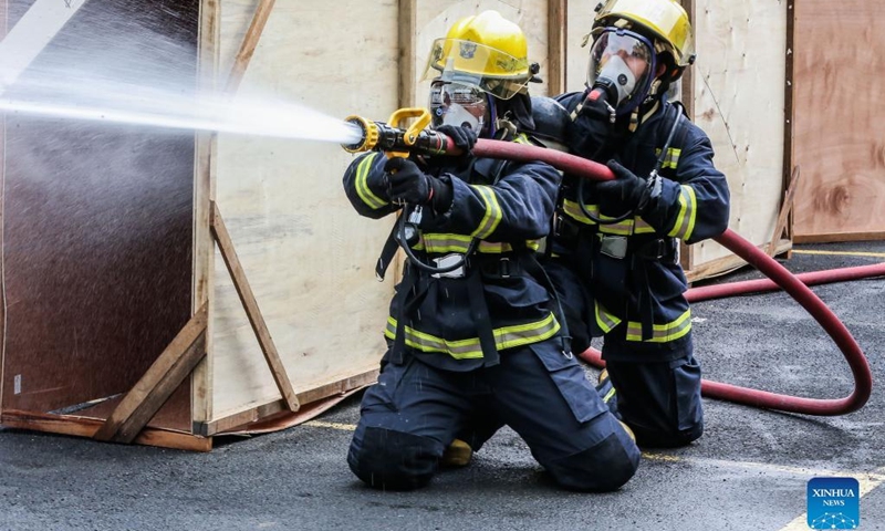 Philippine city holds Women Firefighters Skills Olympics - Global Times