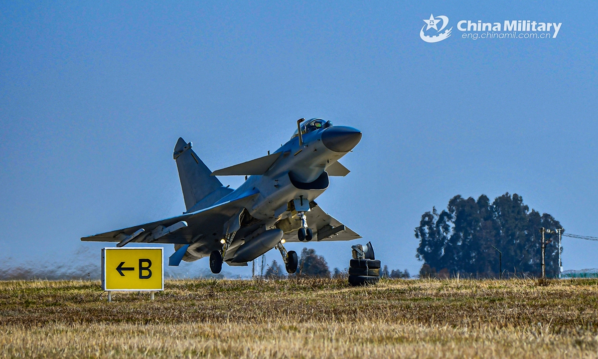 J-10 fighter jets engage in 24-hour flight - Global Times