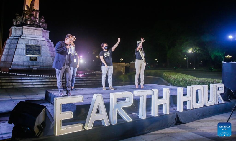 People across world celebrate annual Earth Hour - Global Times