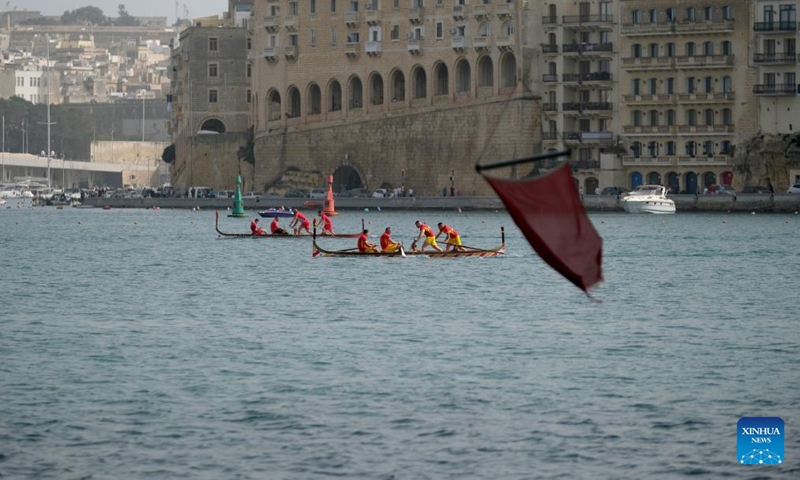 Traditional rowing held to mark Freedom Day in Malta - Global Times