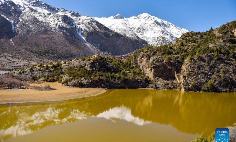 View of 'three-colored lakes' in China's Tibet - Global Times