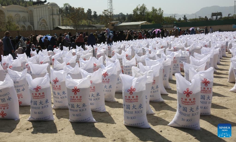 Fresh batch of food aid from China distributed in Afghanistan - Global ...