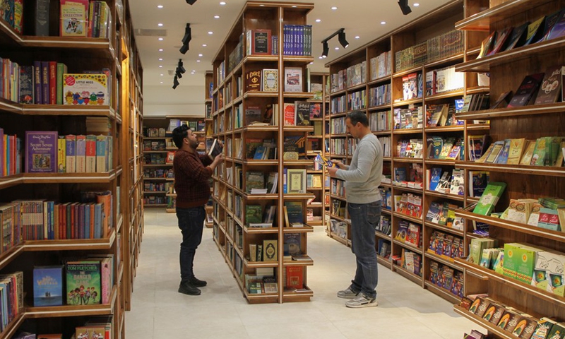 Gaza library reopens upon ruins after bombing - Global Times