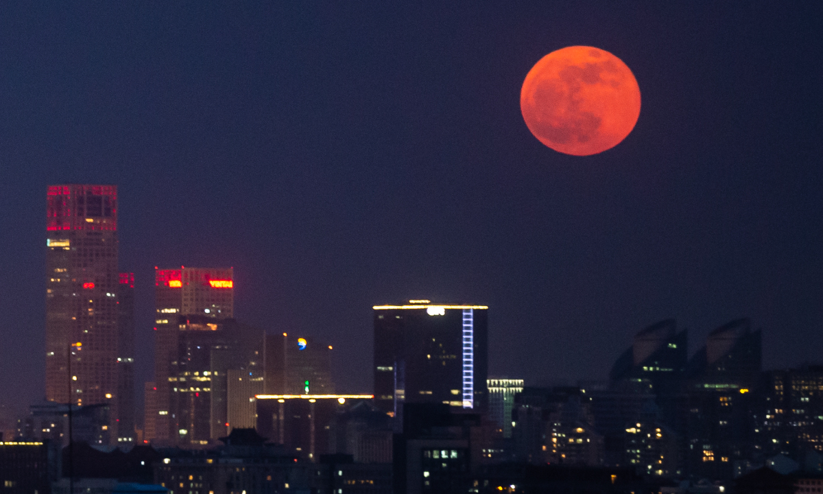 Red moon - Global Times