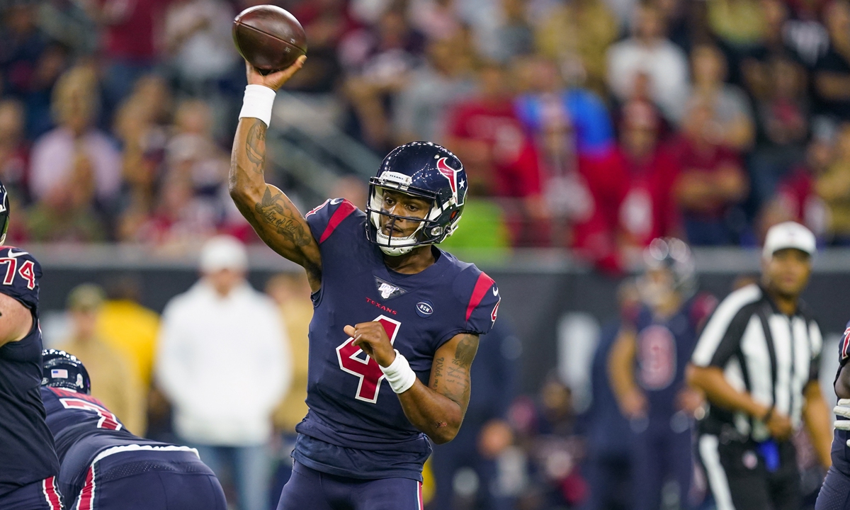 NFL probe into Watson claims near completion - Global Times