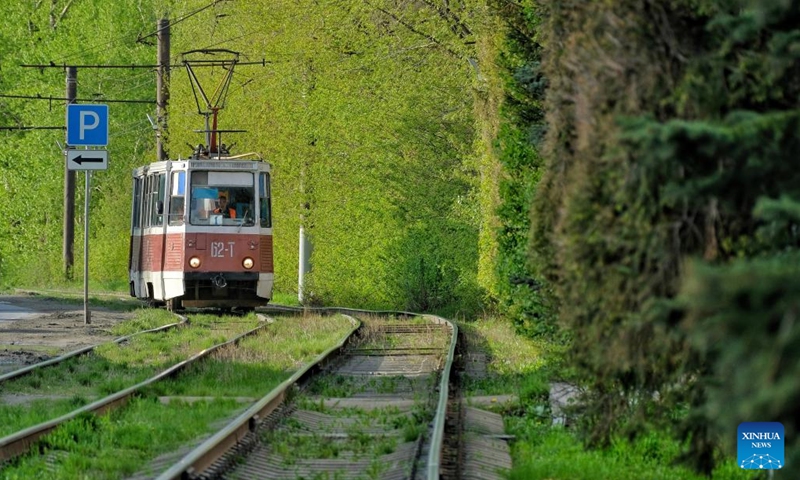 Tram seen in Zlatoust, Russia - Global Times