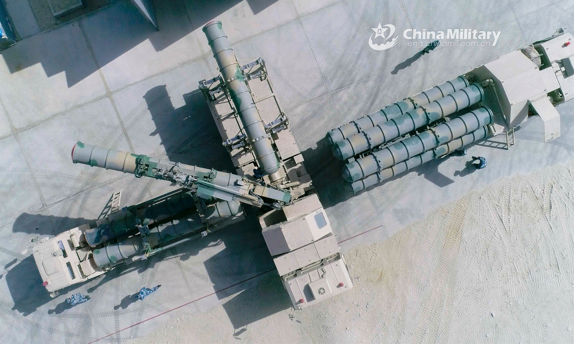 Ground-to-air missile brigade conducts collaboration exercise - Global ...