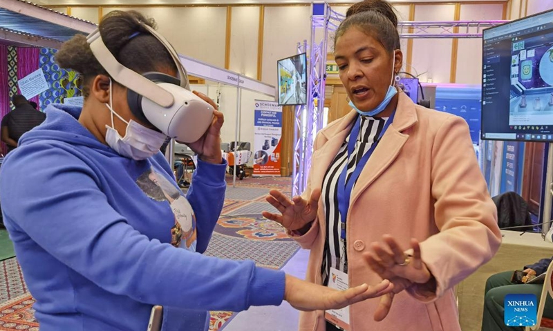 People visit expo of 4th Industrial Revolution Conference in Namibia - Global Times