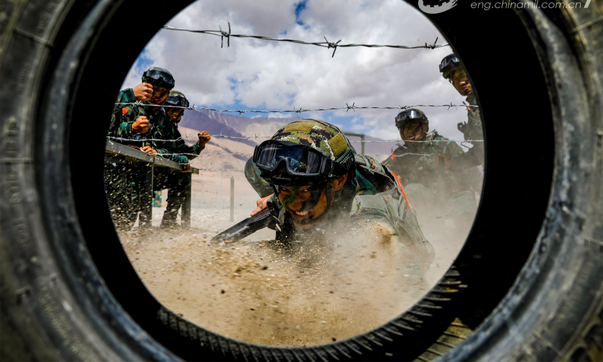 PAP special operations troops in combat training - Global Times