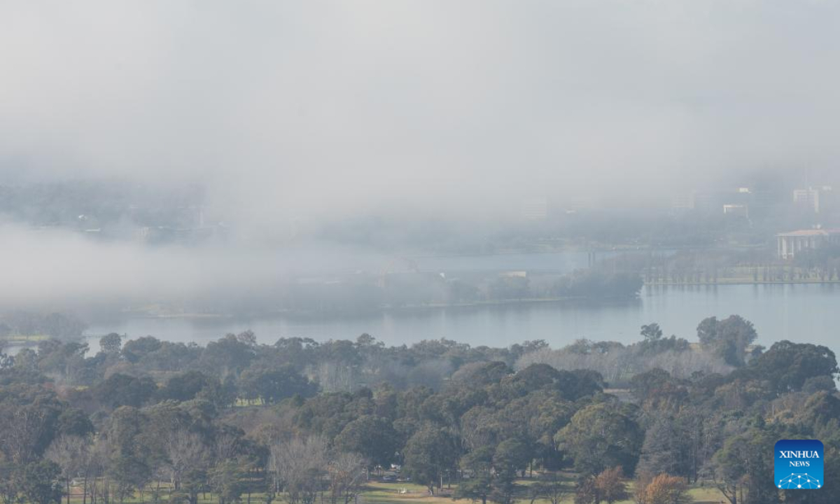 Thick fog shrouds Canberra, Australia - Global Times