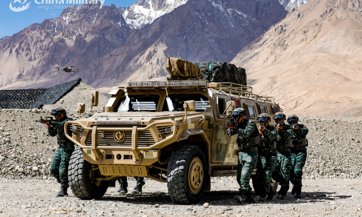 PAP special operations troops in combat training - Global Times