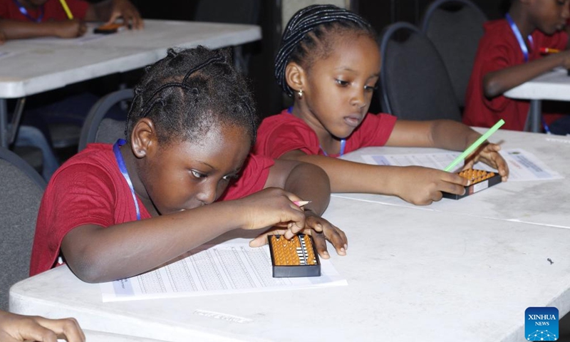 Abacus mental math competition held in Nigeria - Global Times