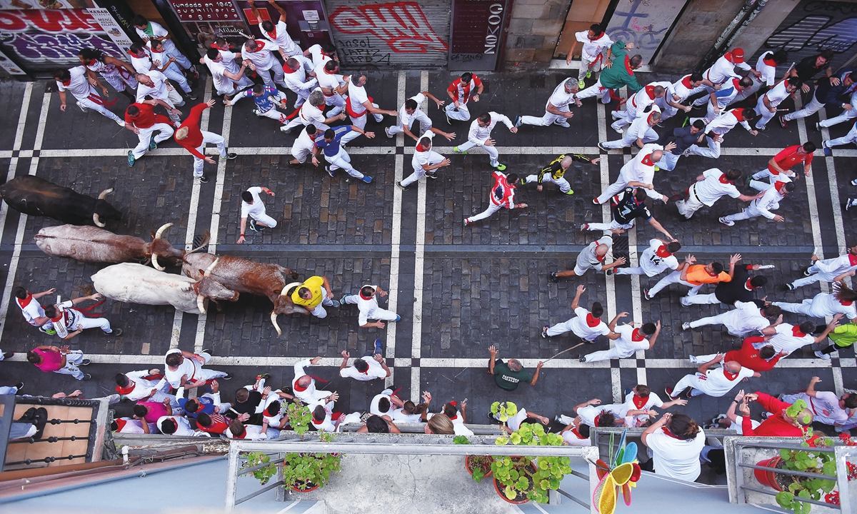 Spain bull-running fiesta returns - Global Times