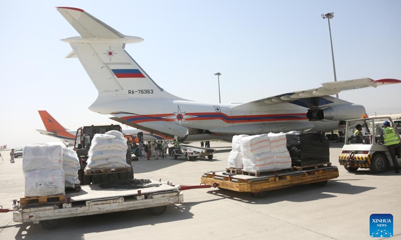More Russian humanitarian aid supplies arrive in Afghanistan - Global Times
