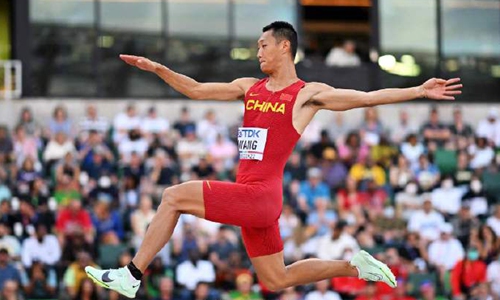 China's Wang Jianan wins men's long jump gold at World Athletics ...