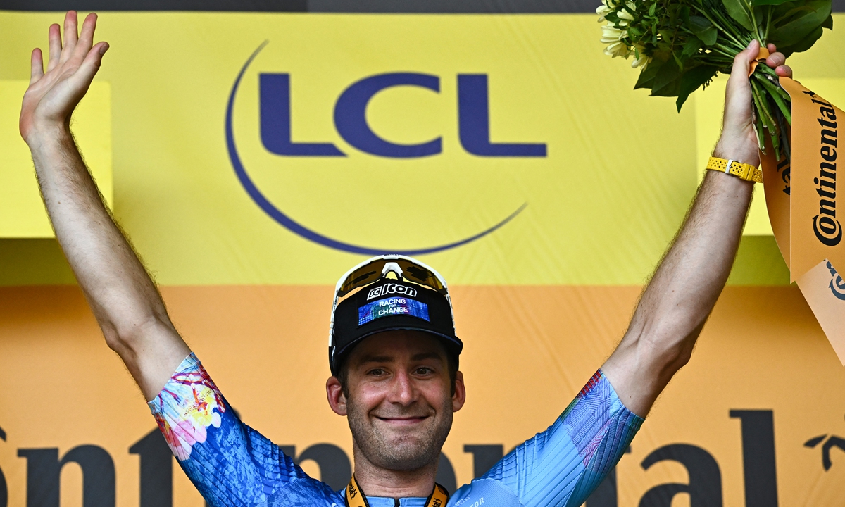 Canada’s Houle tearful for stage 16 triumph - Global Times