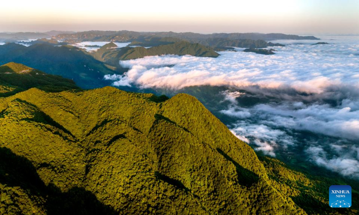 Scenery of Longtoushan scenic area in Hanzhong, NW China's Shaanxi ...