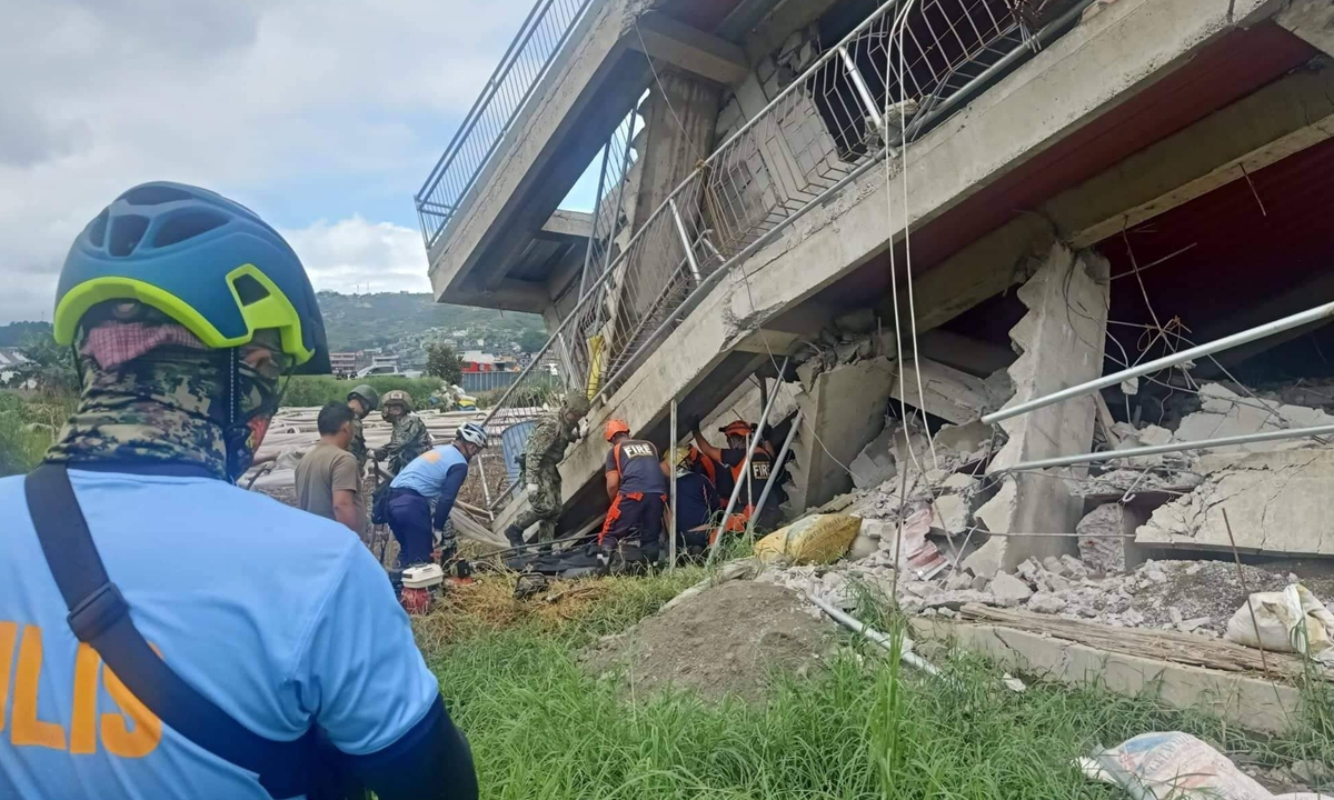 Quake shakes the Philippines - Global Times