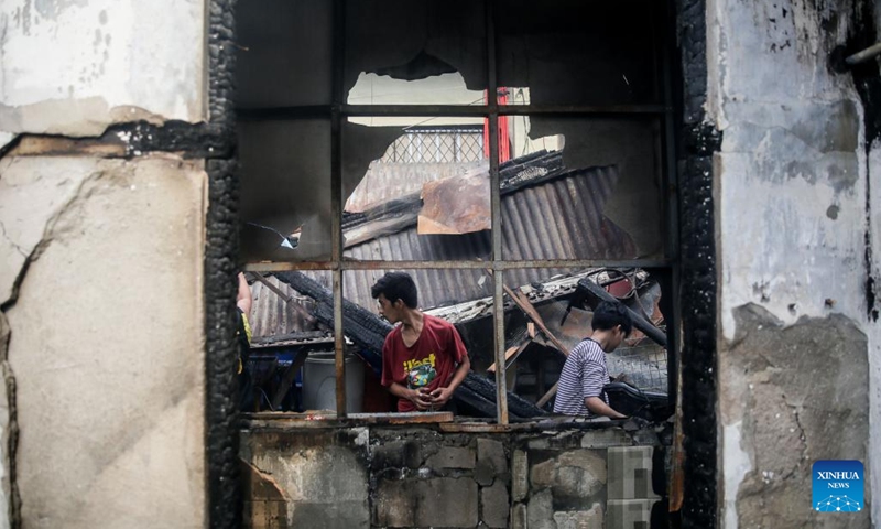Some 500 families lose homes in residential fire in Manila, Philippines ...