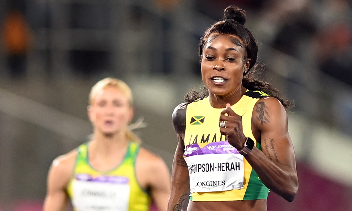 Sprinter dominates with Games record - Global Times
