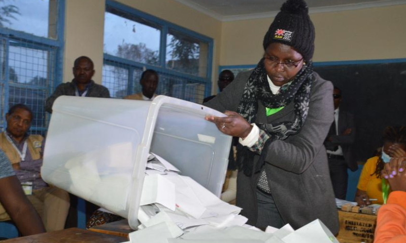 Vote counting underway in Kenya's general elections - Global Times