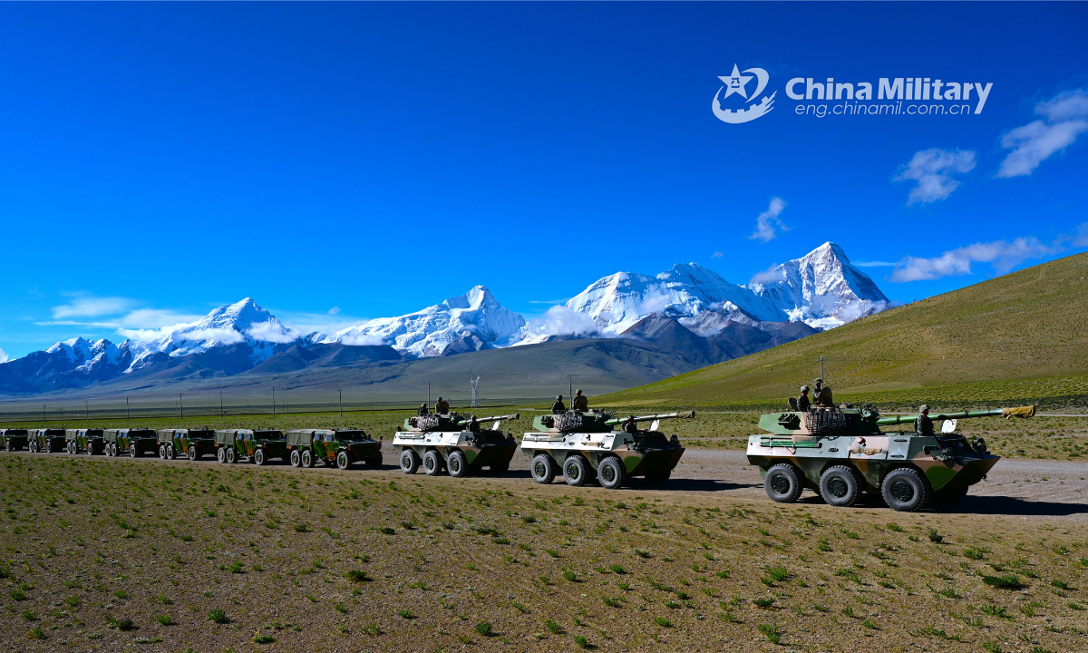 Army troops in long-range maneuver training - Global Times