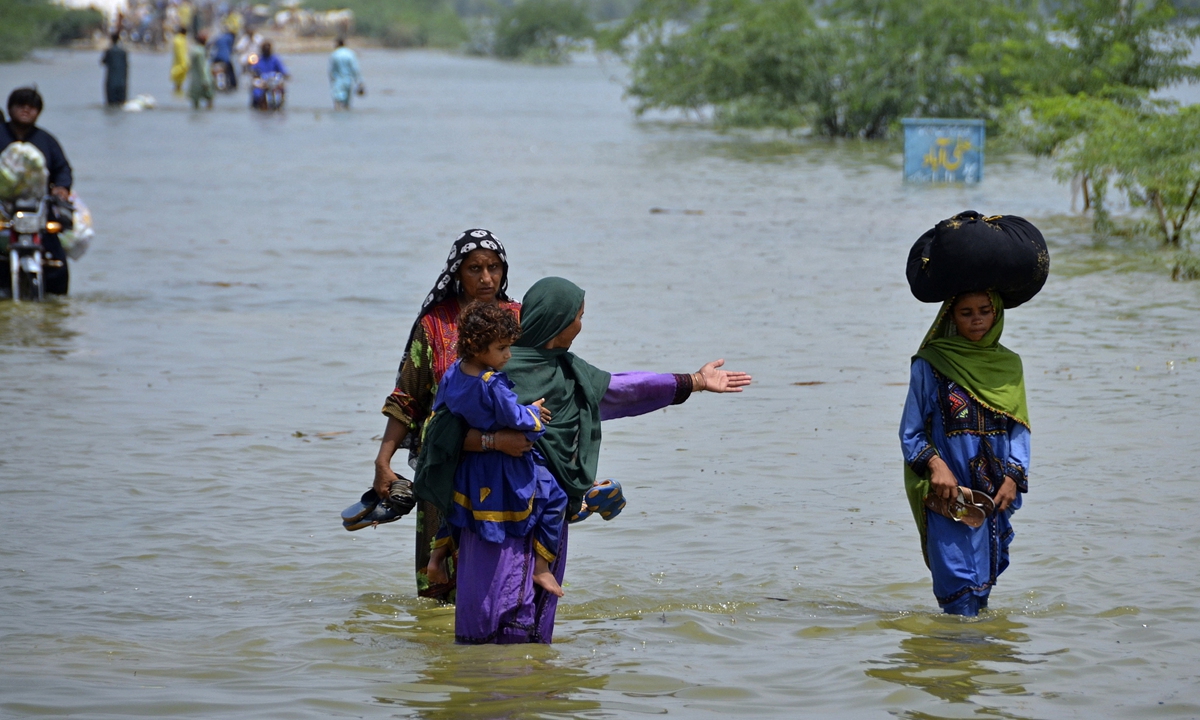 UN steps up assistance to Pakistan over severe flooding - Global Times