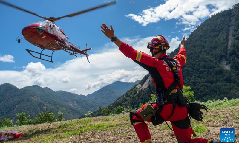 Rescue and relief efforts continue in quake-hit Sichuan - Global Times