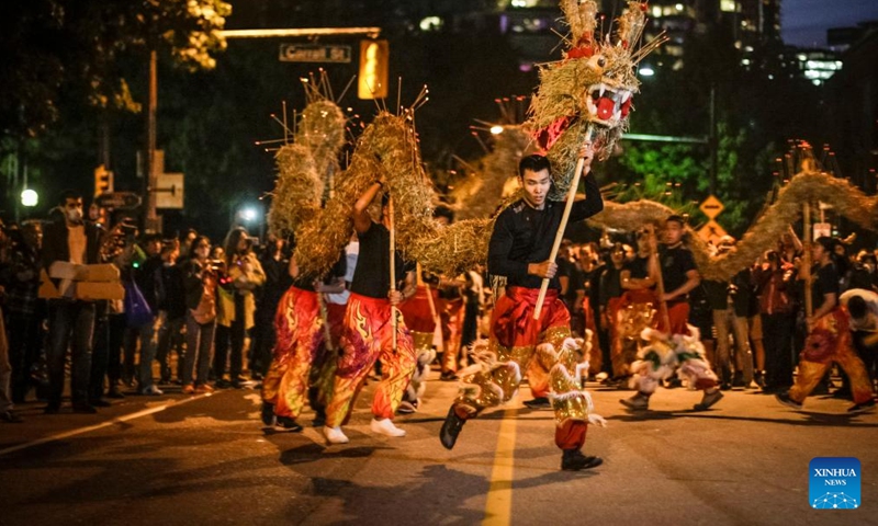 Fire Dragon Festival held in Vancouver, Canada - Global Times