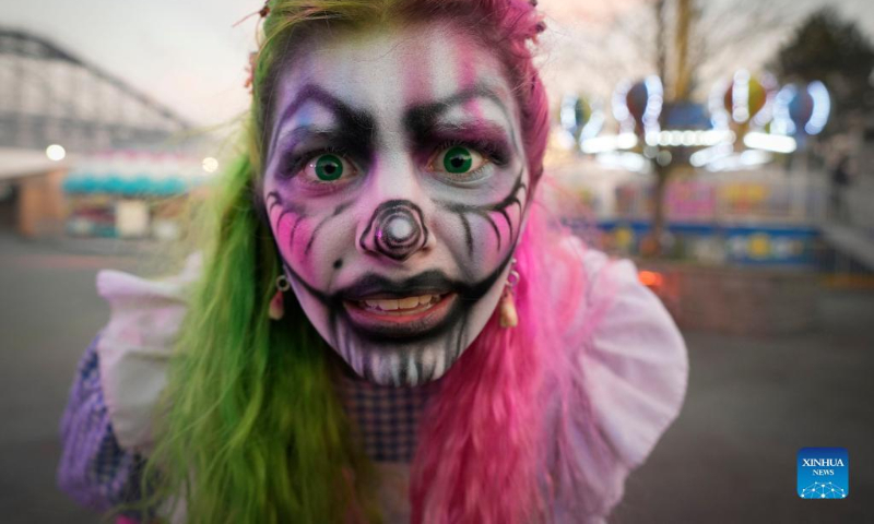 People visit Halloween-themed event "Fright Nights" in Canada - Global ...