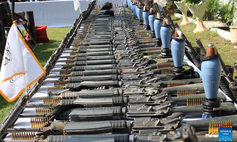 Hundreds of weapons collected as Afghans voluntarily hand in arms ...