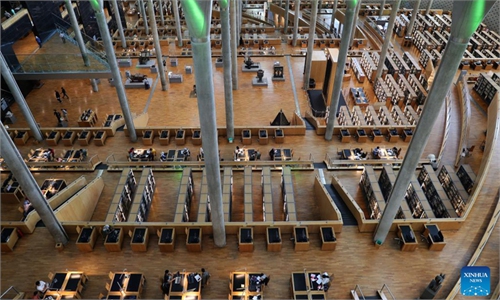 View of Bibliotheca Alexandrina in Egypt - Global Times