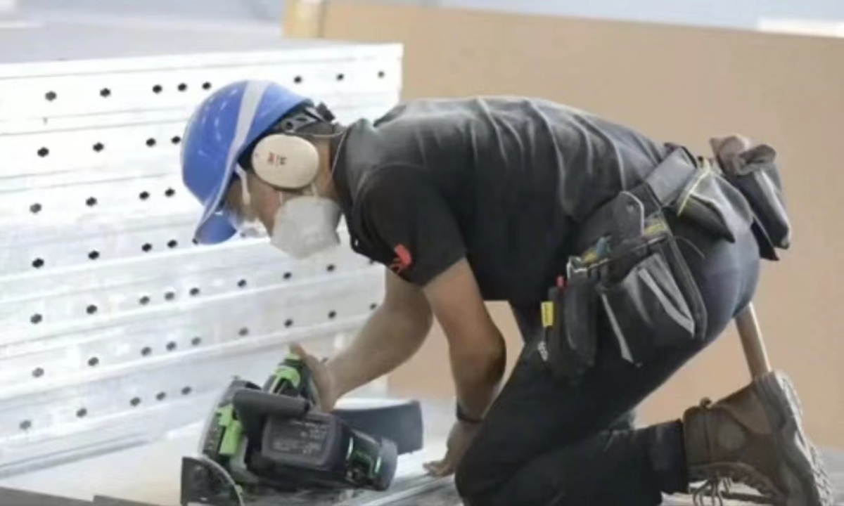 Two guys become world champions in concrete construction work - Global Times