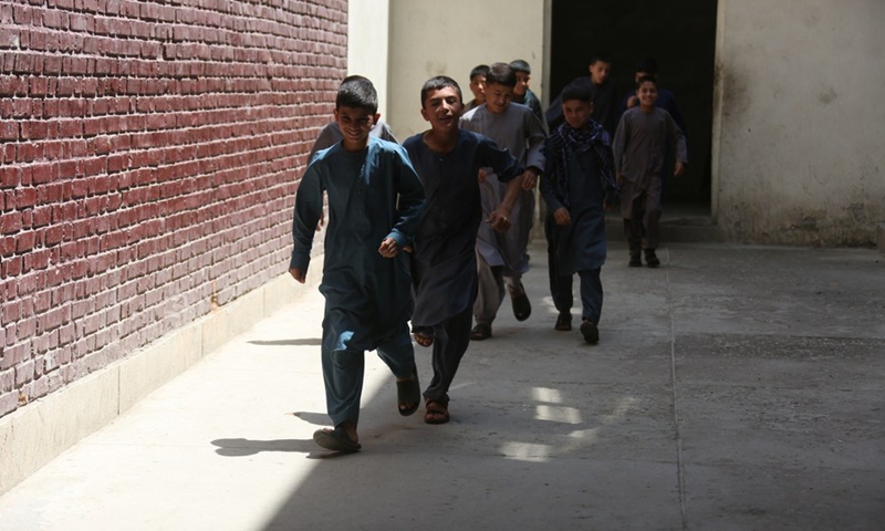 Afghan orphans yearn for care, peace - Global Times