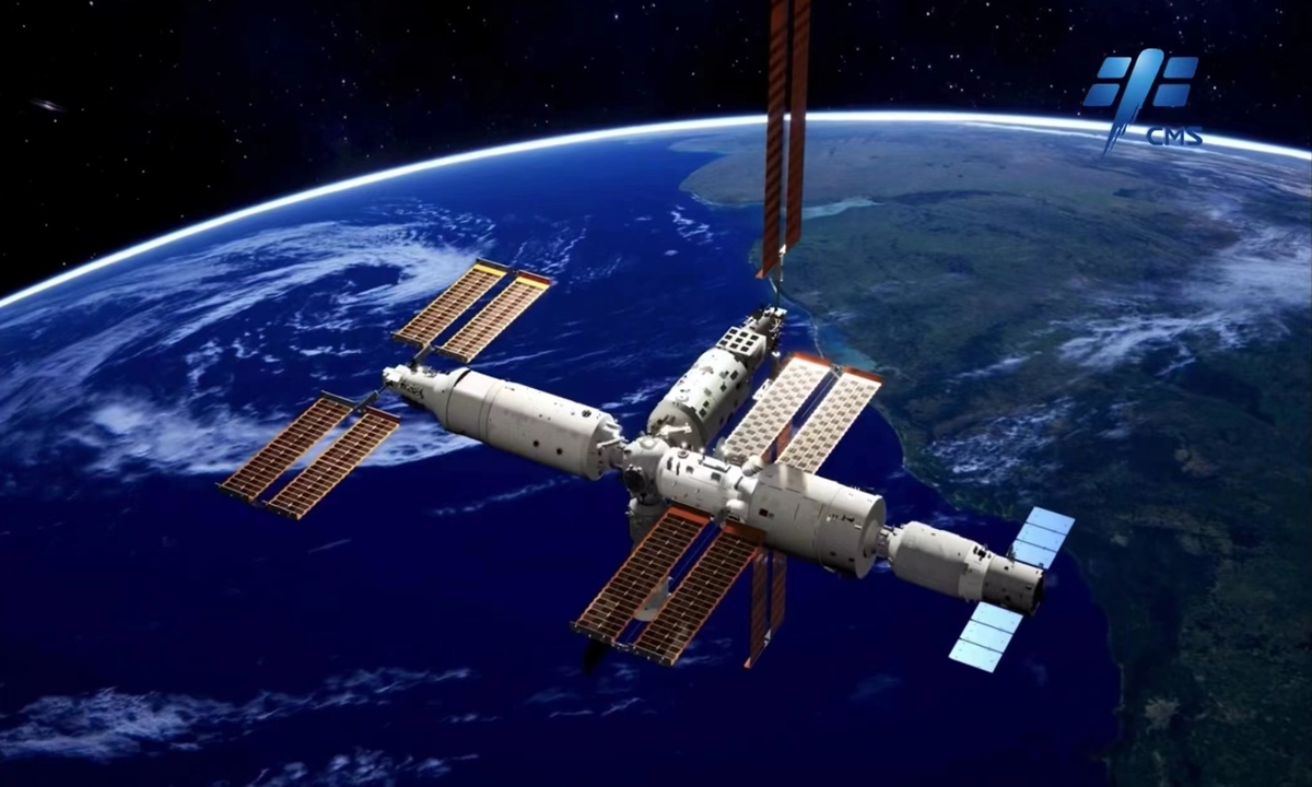 China Space Station s Third And Final Module Mengtian Docks With