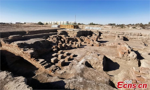 Large number of relics unearthed in Tang ruins in Xinjiang - Global Times