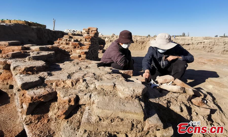Large number of relics unearthed in Tang ruins in Xinjiang - Global Times