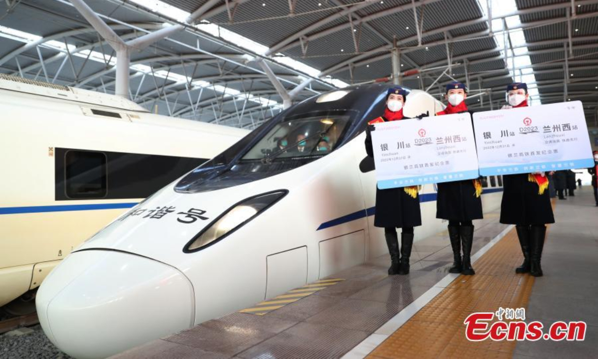 Yinchuan to Lanzhou High-Speed Railway becomes fully operational ...