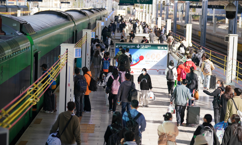 Railway passengers return - Global Times