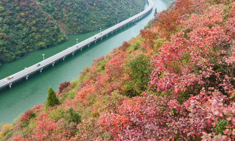 Scenery of road over water in Yichang, C China - Global Times