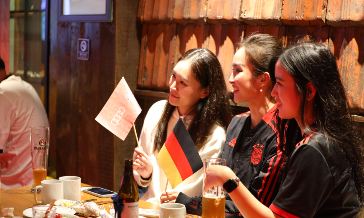 German football fans in Shanghai hold party for World Cup Qatar ...