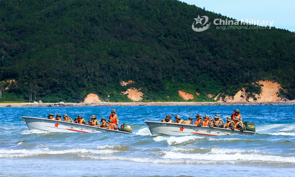 Marines carry out maritime combat training - Global Times