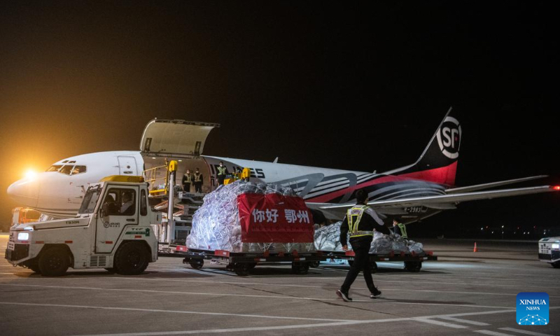 First all-cargo route opens in China's first professional cargo hub ...