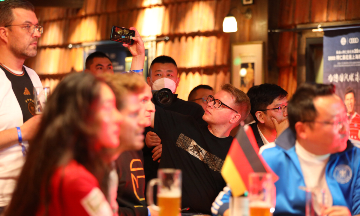 German football fans in Shanghai hold party for World Cup Qatar ...