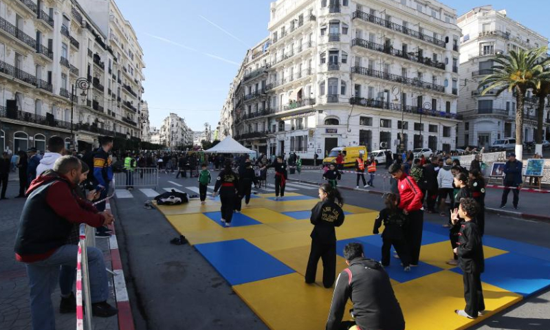 Car-free day event held in downtown Algiers - Global Times